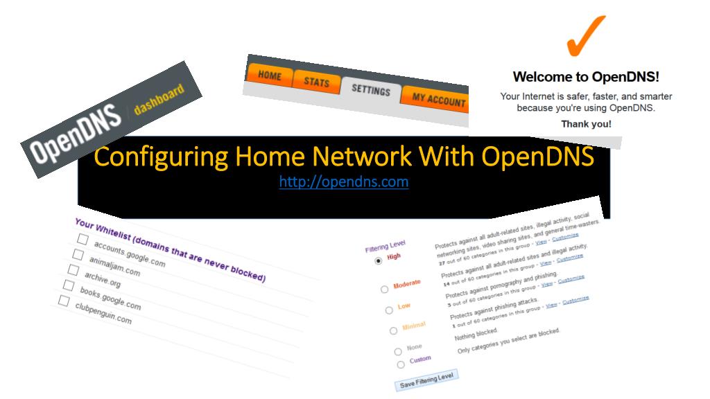 PPT - Configuring Home Network With OpenDNS http://opendns.com ...