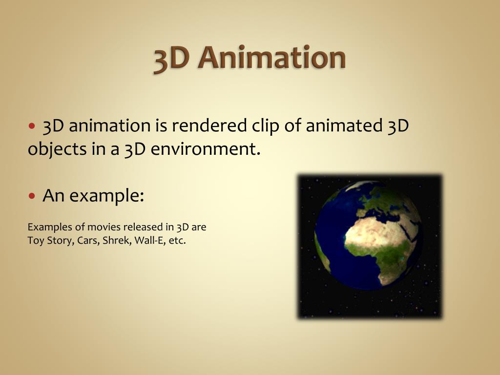PPT - 3D Animation PowerPoint Presentation, free download - ID:1584168
