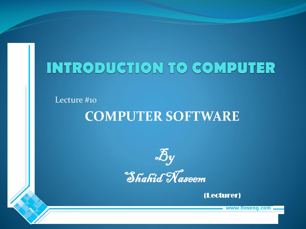PPT - INTRODUCTION TO COMPUTER PowerPoint Presentation, free download ...
