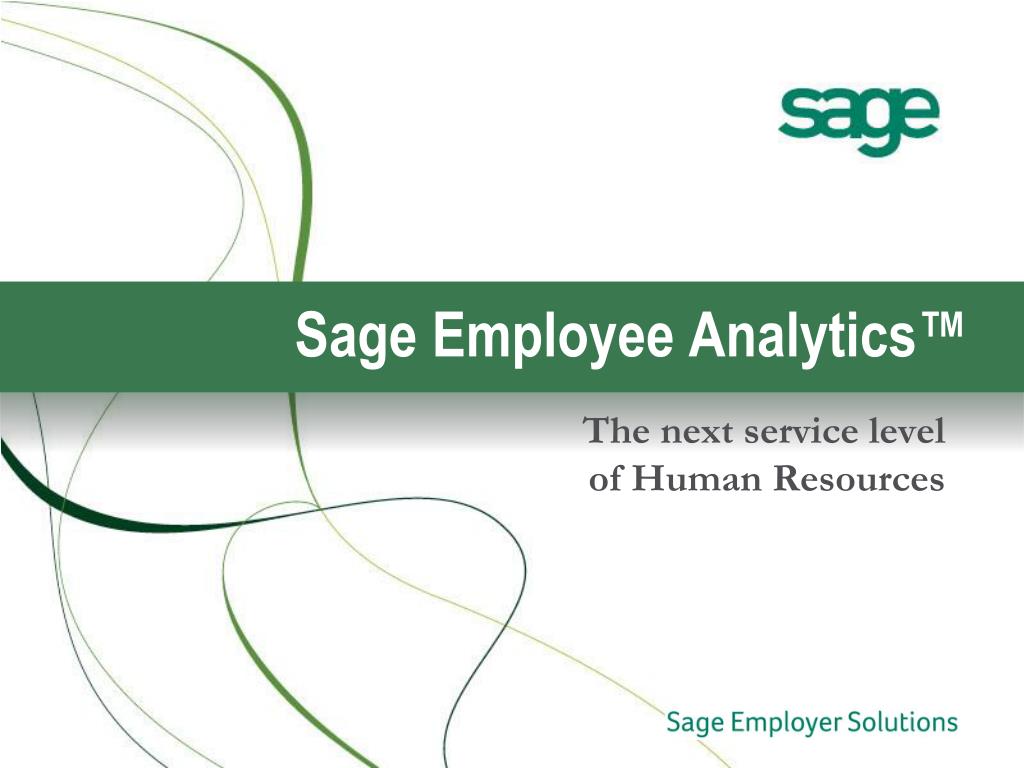 PPT - Sage Employee Analytics™ PowerPoint Presentation, free download ...