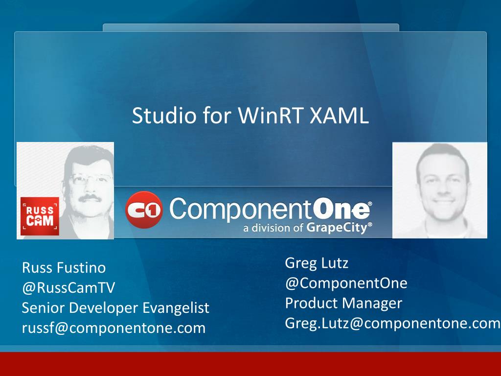 PPT - Studio for WinRT XAML PowerPoint Presentation, free download - ID:1585848