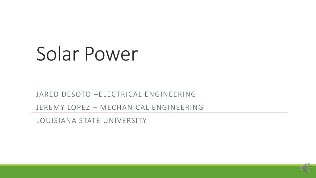 PPT - Solar Power PowerPoint Presentation, free download - ID:1587621