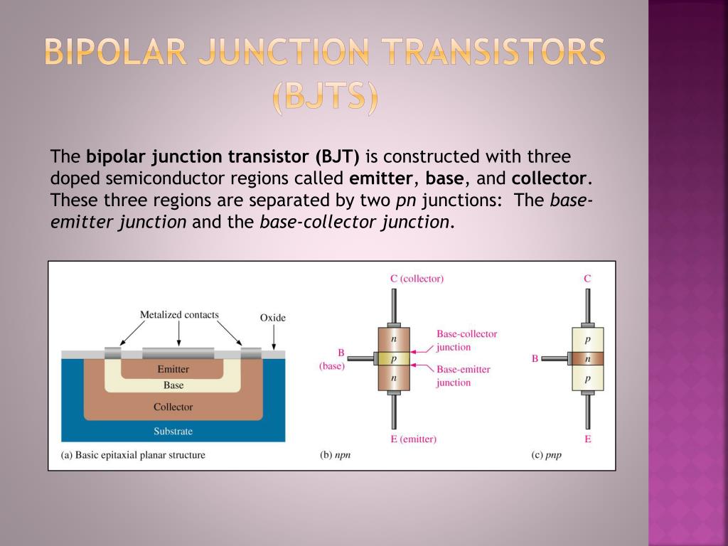 PPT - Bipolar Junction Transistors (BJTs) PowerPoint Presentation, free ...