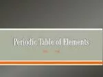 PPT - Periodic Table of Elements PowerPoint Presentation, free download ...