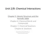 PPT - Chemical Interactions Chapter 2 Review PowerPoint Presentation ...