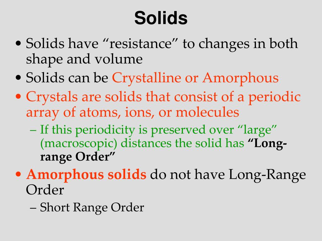 PPT - Solids PowerPoint Presentation, free download - ID:1588692