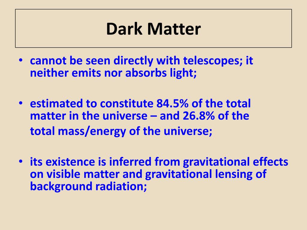 PPT - Dark Matter PowerPoint Presentation, free download - ID:1589188