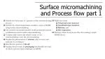 PPT - Lecture 16 - Surface Micromachining PowerPoint Presentation, free ...