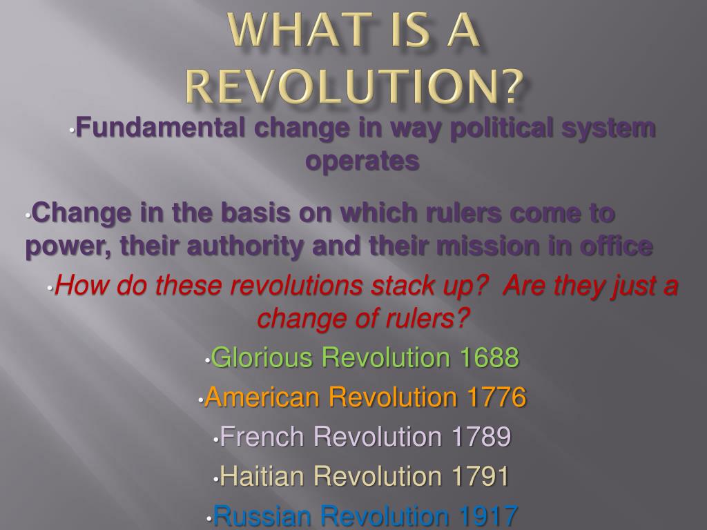 PPT - What is a Revolution? PowerPoint Presentation, free download - ID ...