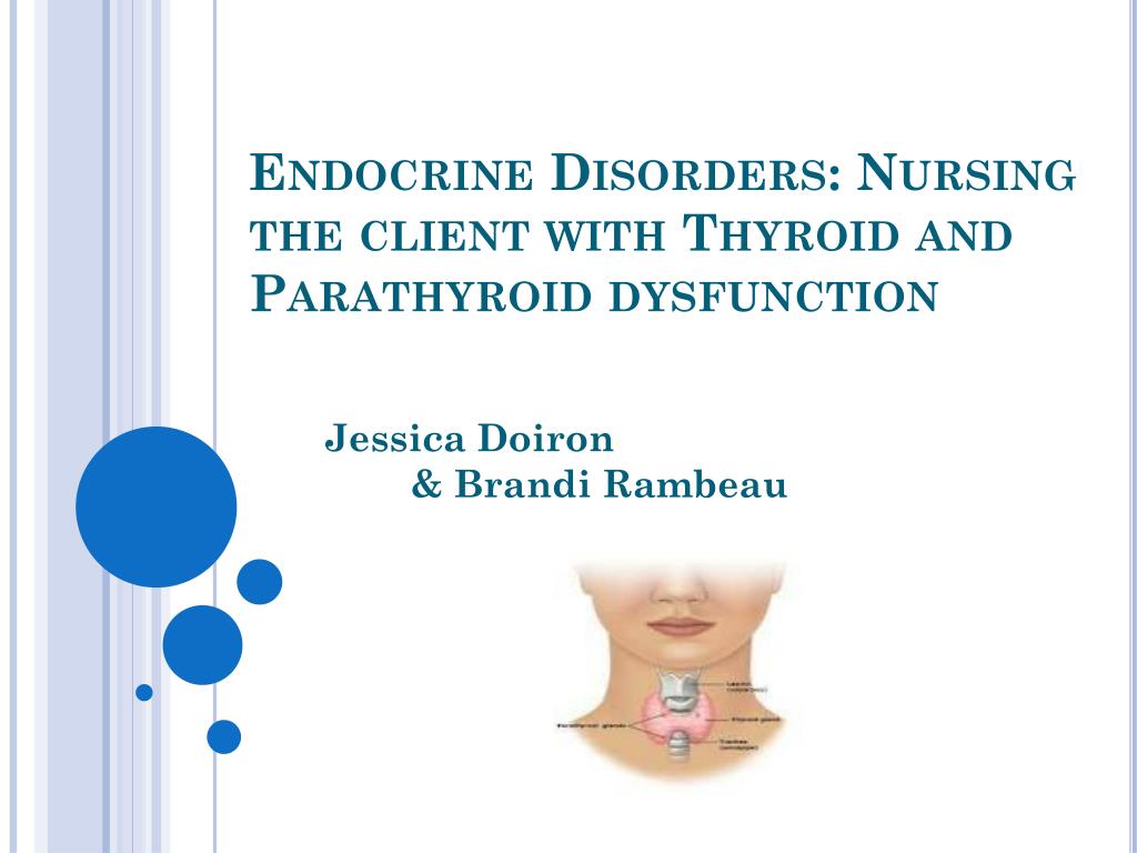 PPT - Endocrine Disorders: Nursing the client with Thyroid and ...