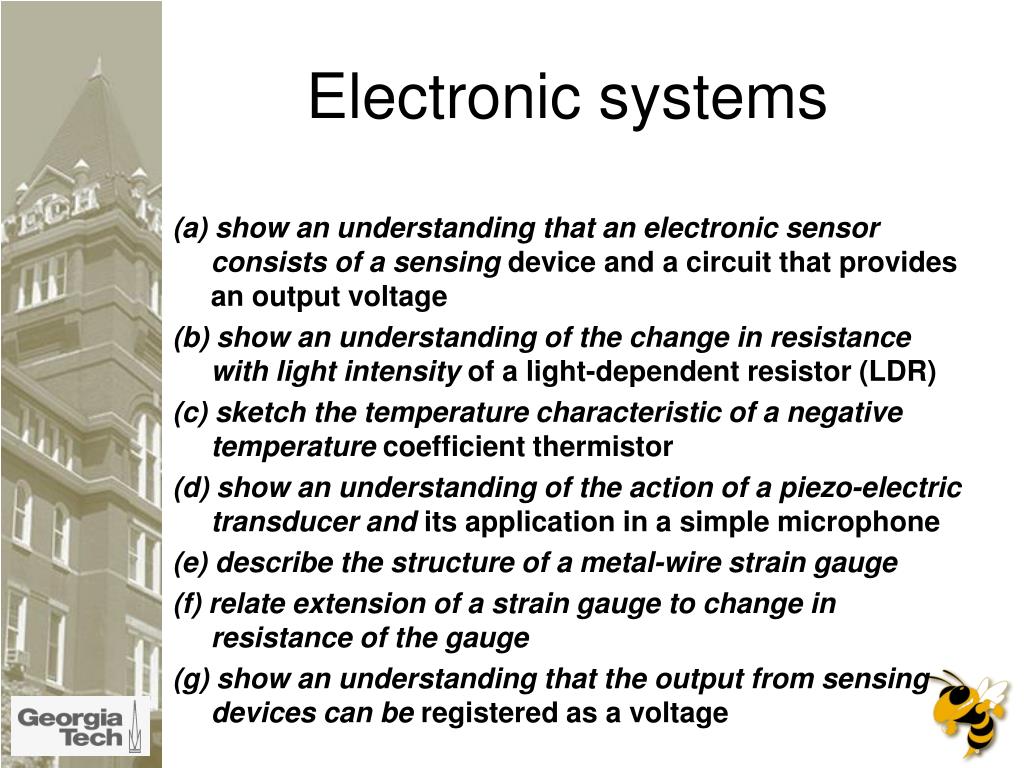 PPT - Electronic systems PowerPoint Presentation, free download - ID ...
