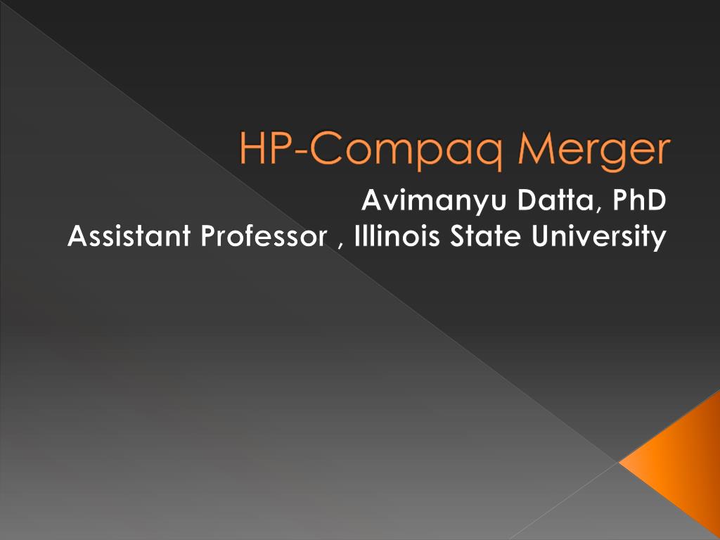 PPT - HP-Compaq Merger PowerPoint Presentation, free download - ID:1591784
