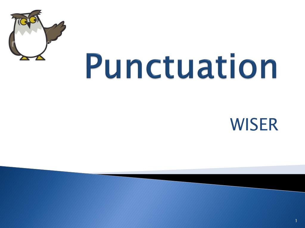 PPT - Punctuation PowerPoint Presentation, free download - ID:1594553