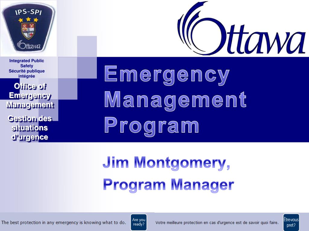 PPT - Emergency Management Program PowerPoint Presentation, free ...