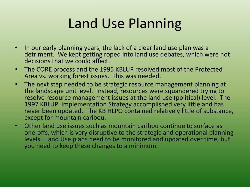 PPT - Land Use Planning PowerPoint Presentation, free download - ID:1600077