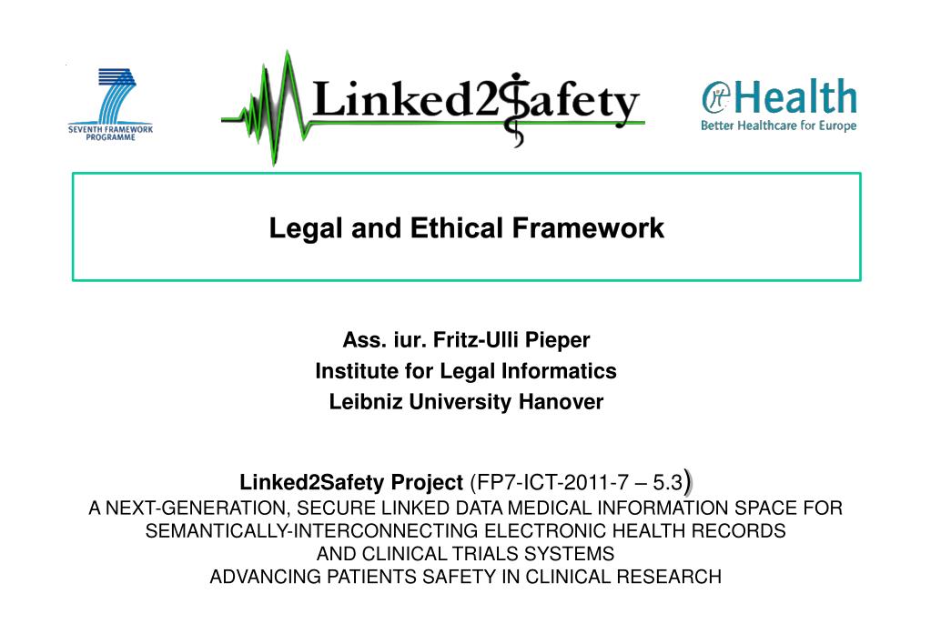 PPT - Legal and Ethical Framework PowerPoint Presentation, free ...