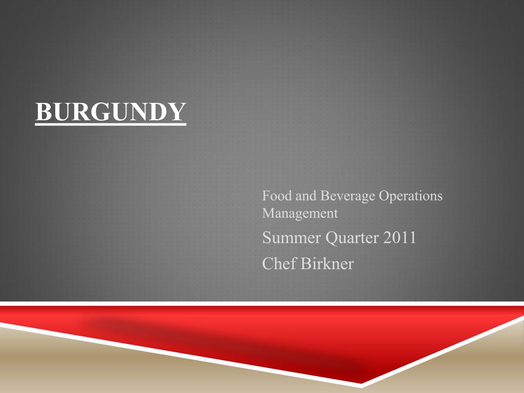 PPT - Burgundy PowerPoint Presentation, free download - ID:1601908