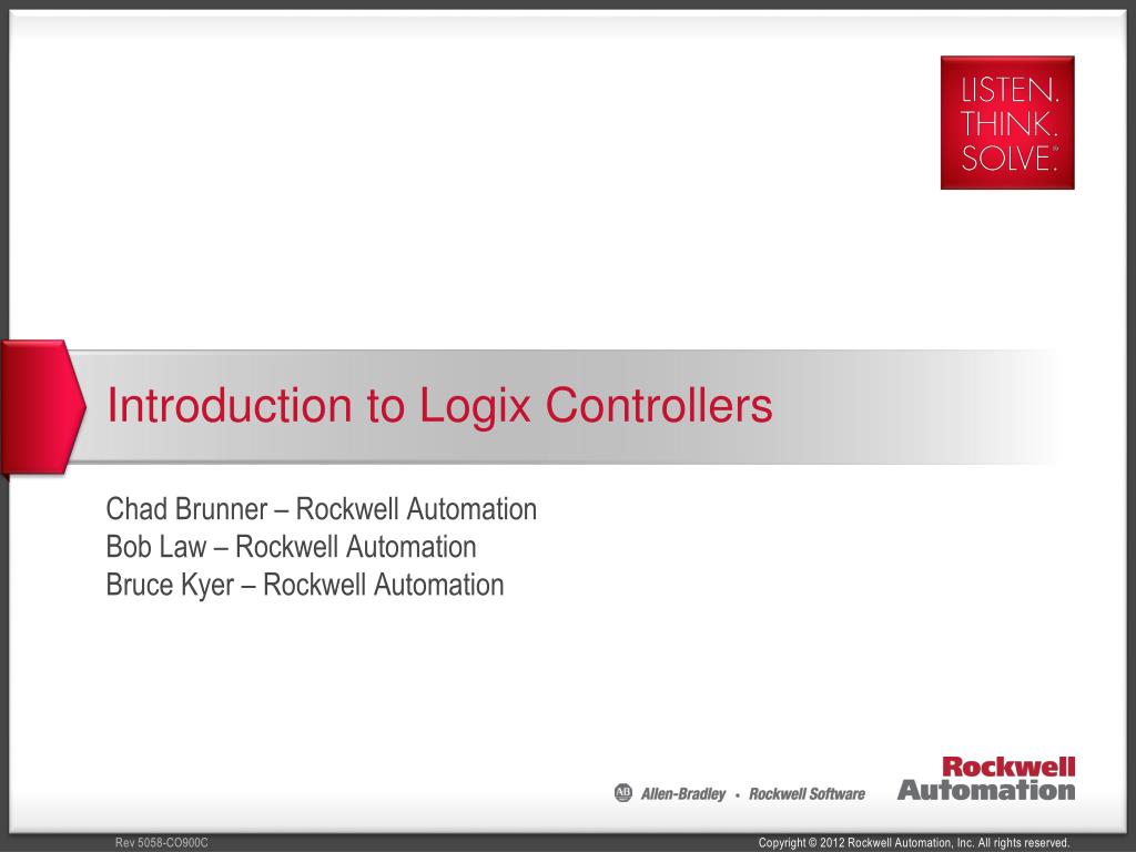PPT - Introduction to Logix Controllers PowerPoint Presentation, free ...