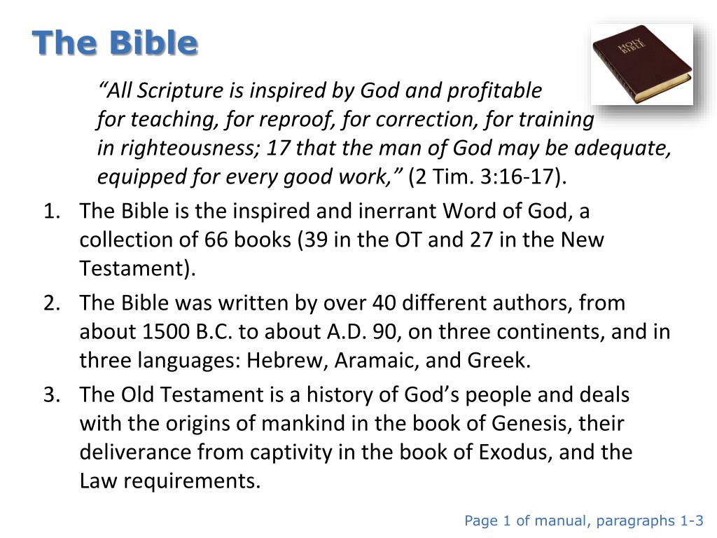 PPT - The Bible PowerPoint Presentation, free download - ID:1603311