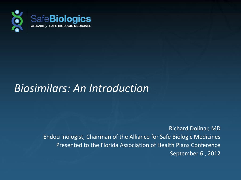 PPT - Biosimilars : An Introduction PowerPoint Presentation, free ...