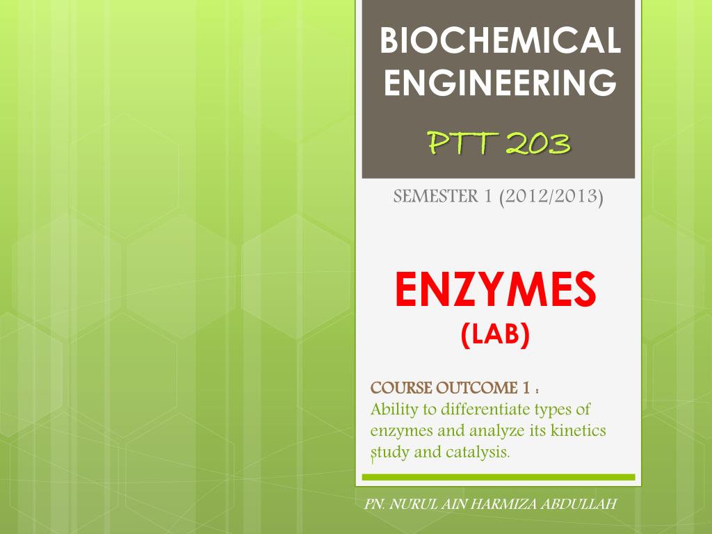 PPT - BIOCHEMICAL ENGINEERING PowerPoint Presentation, free download ...