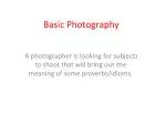 PPT - Basic Photography PowerPoint Presentation, free download - ID:4665233