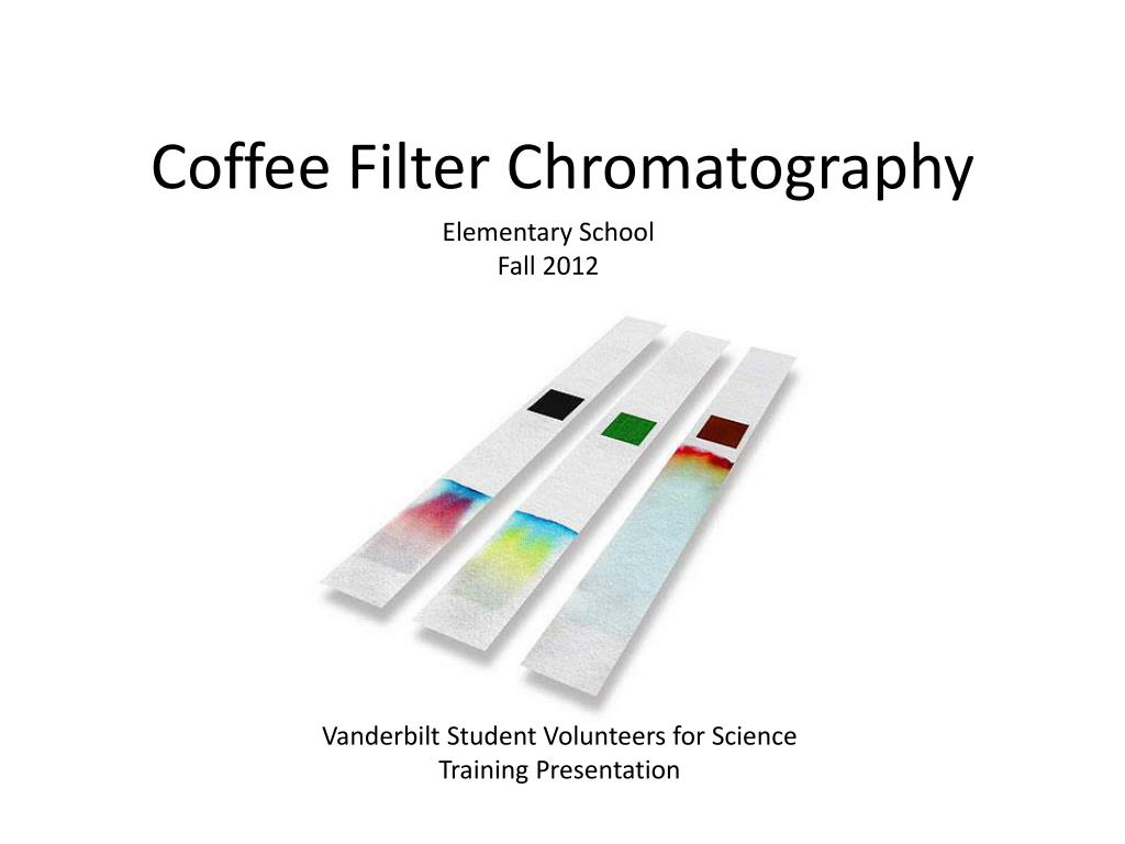 PPT - Colorful Chemistry: Coffee Filter Chromatography Activity ...