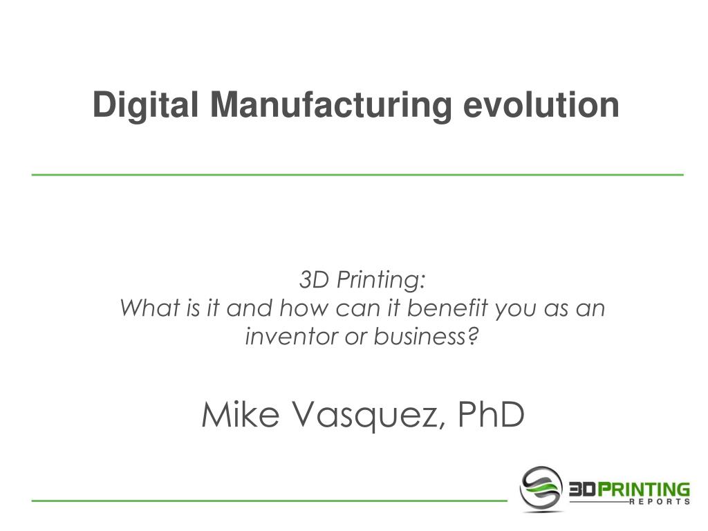 PPT - Digital Manufacturing evolution PowerPoint Presentation, free ...