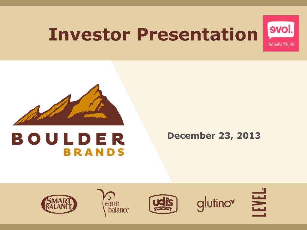 PPT - Investor Presentation PowerPoint Presentation, free download - ID ...