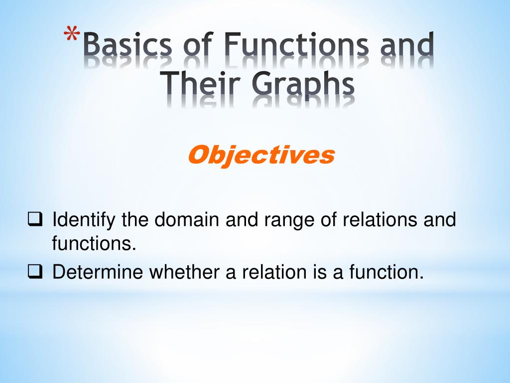 PPT - Basics of Functions and Their Graphs PowerPoint Presentation ...