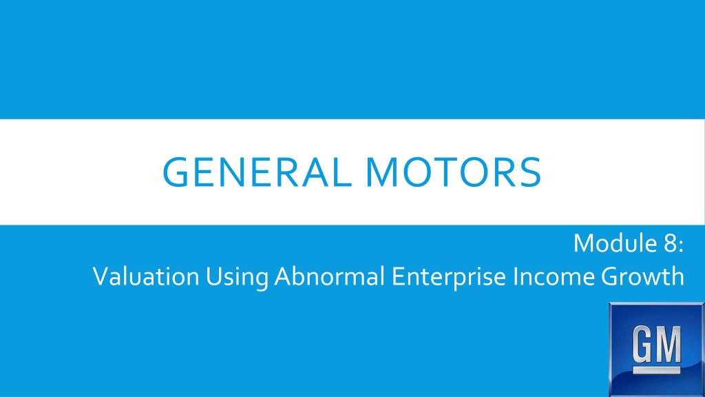 PPT - General motors PowerPoint Presentation, free download - ID:1613327