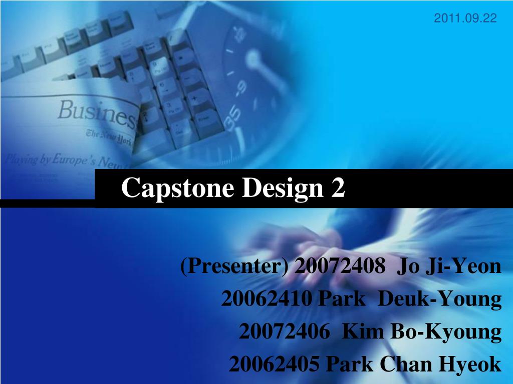 PPT - Capstone Design 2 PowerPoint Presentation, free download - ID:1613869