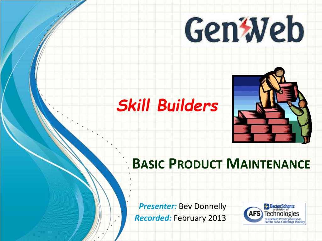 PPT - Basic Product Maintenance Skill Builders - Entering New Products ...