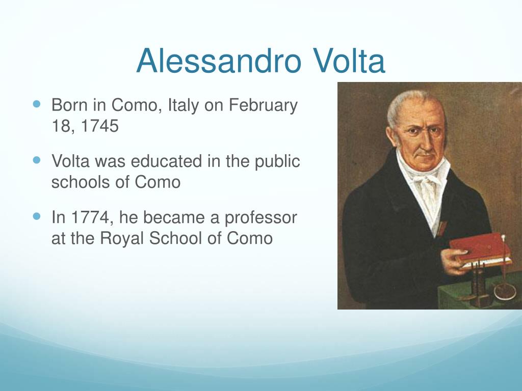 PPT - Alessandro Volta PowerPoint Presentation, free download - ID:1614332
