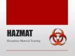 PPT - HAZMAT Awareness PowerPoint Presentation, free download - ID:477844