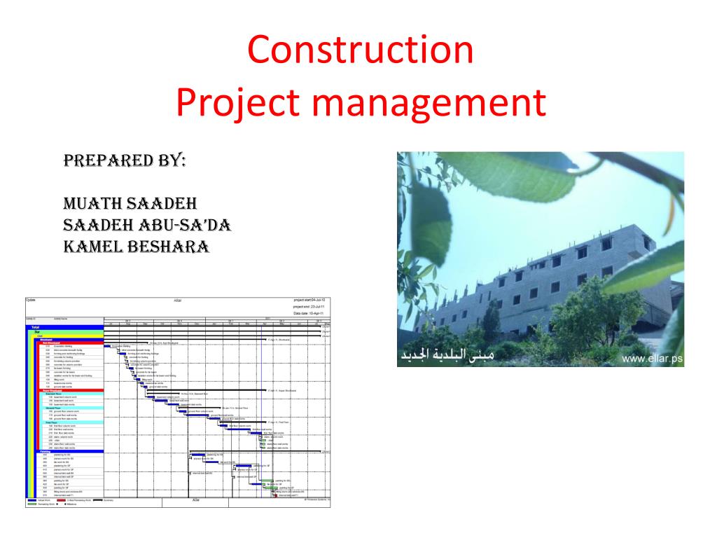 PPT - Construction Project management PowerPoint Presentation, free ...