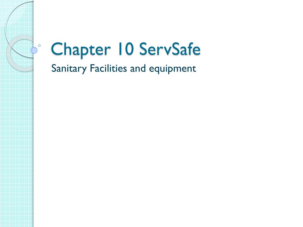 PPT - Chapter 10 ServSafe PowerPoint Presentation, free download - ID ...