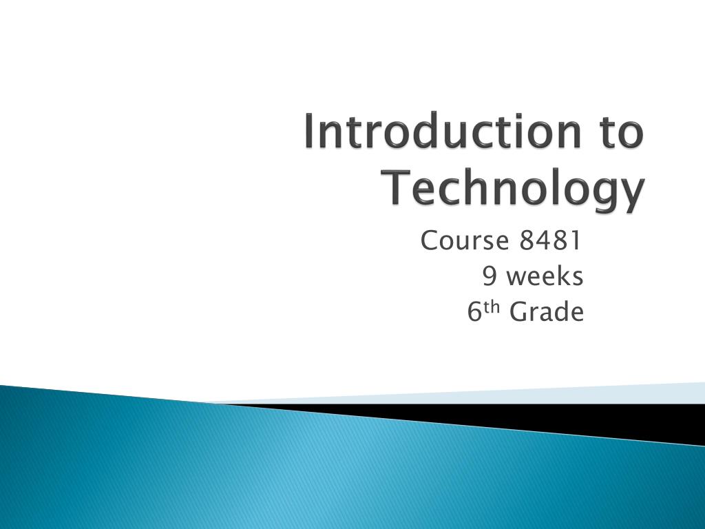 PPT - Introduction to Technology PowerPoint Presentation, free download ...