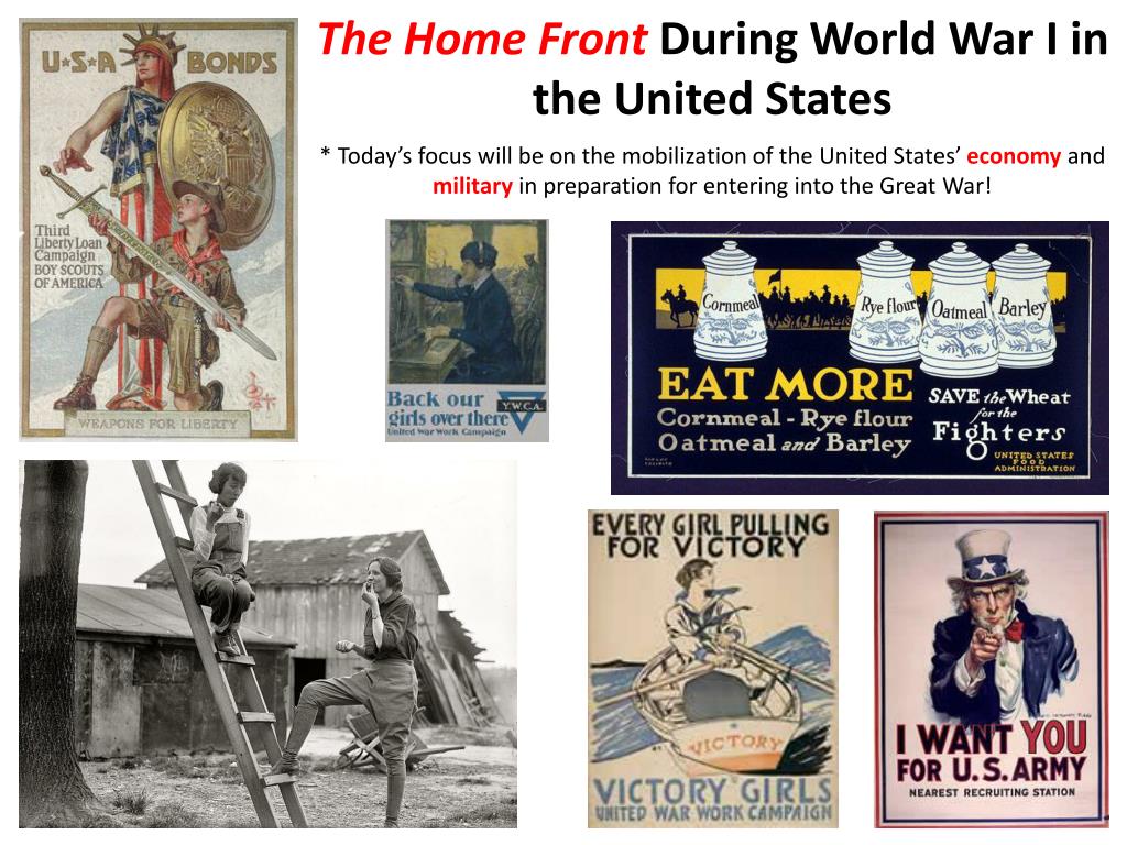 PPT - The Home Front During World War I in the United States PowerPoint ...