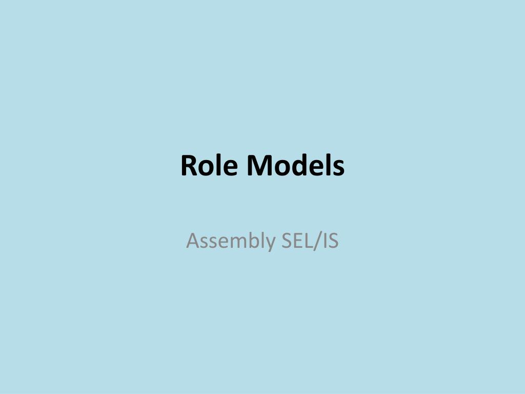 PPT - Role Models PowerPoint Presentation, free download - ID:1620479