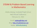 PPT - Exploring Problem Based Learning in Mathematics PowerPoint ...
