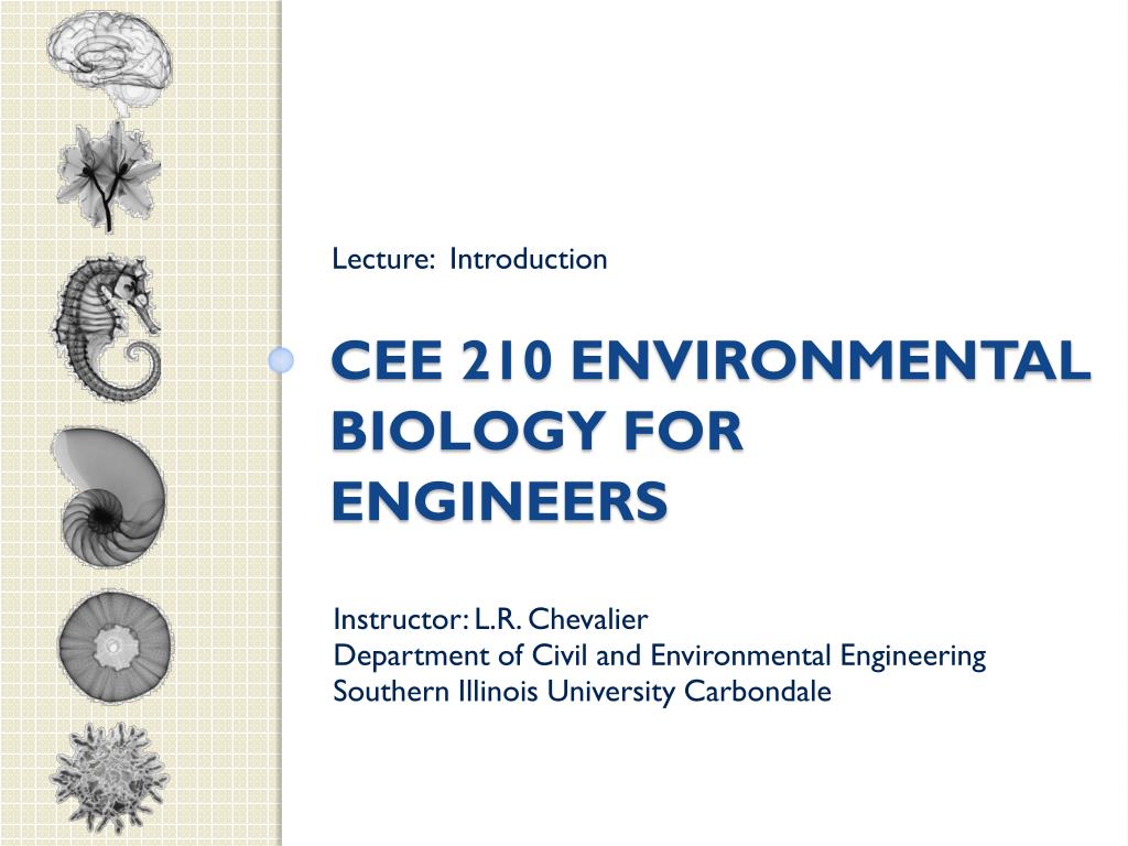 PPT - CEE 210 Environmental Biology for Engineers PowerPoint ...