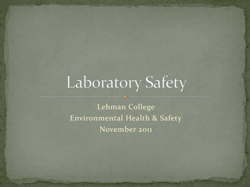PPT - Laboratory Safety PowerPoint Presentation, free download - ID:1623388