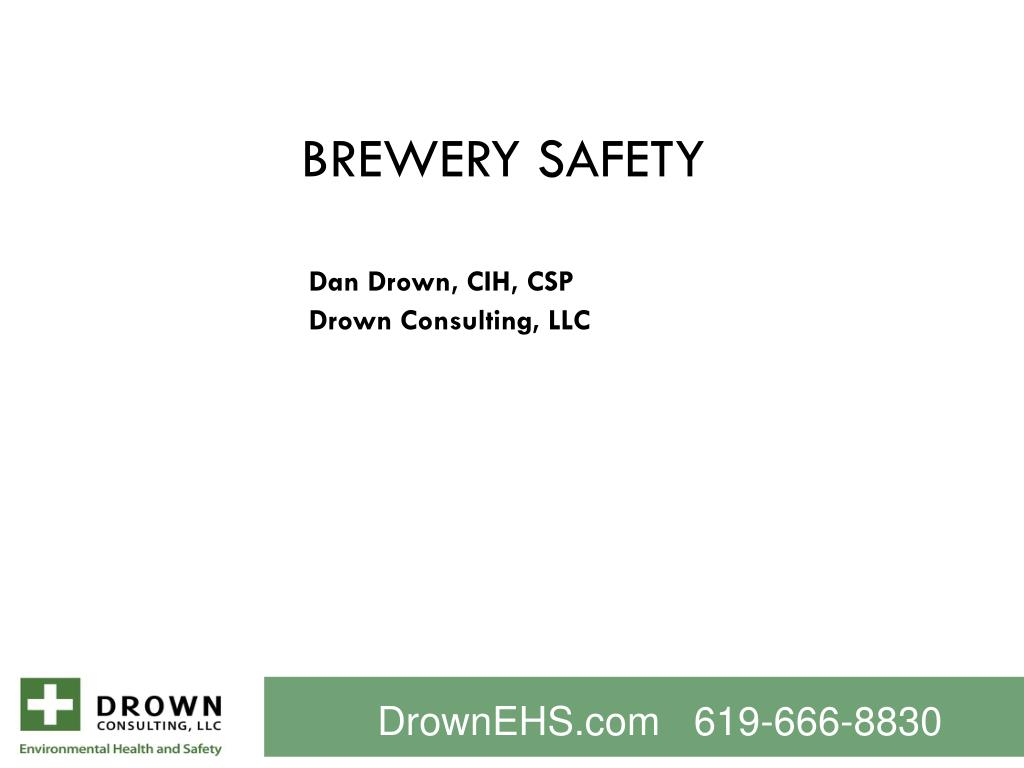 PPT - Brewery Safety PowerPoint Presentation, free download - ID:1623474