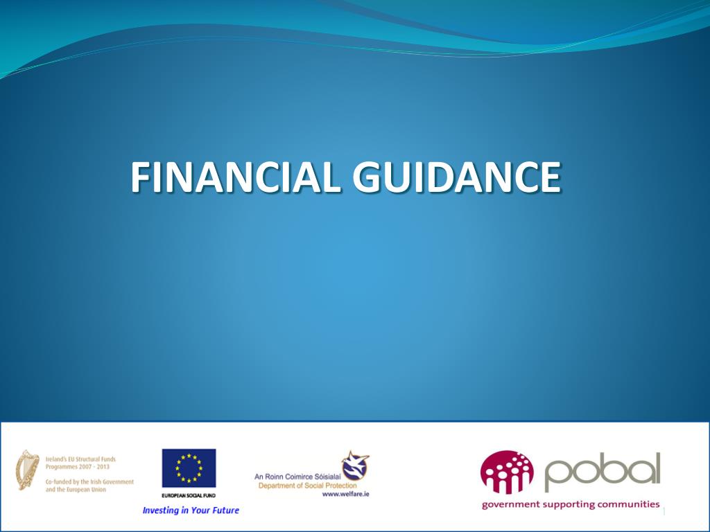PPT - FINANCIAL GUIDANCE PowerPoint Presentation, free download - ID ...