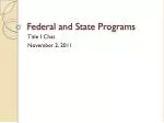 PPT - FEDERAL PROGRAMS PowerPoint Presentation, free download - ID:5861295