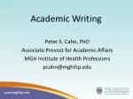 PPT - Academic Writing PowerPoint Presentation, free download - ID:172257
