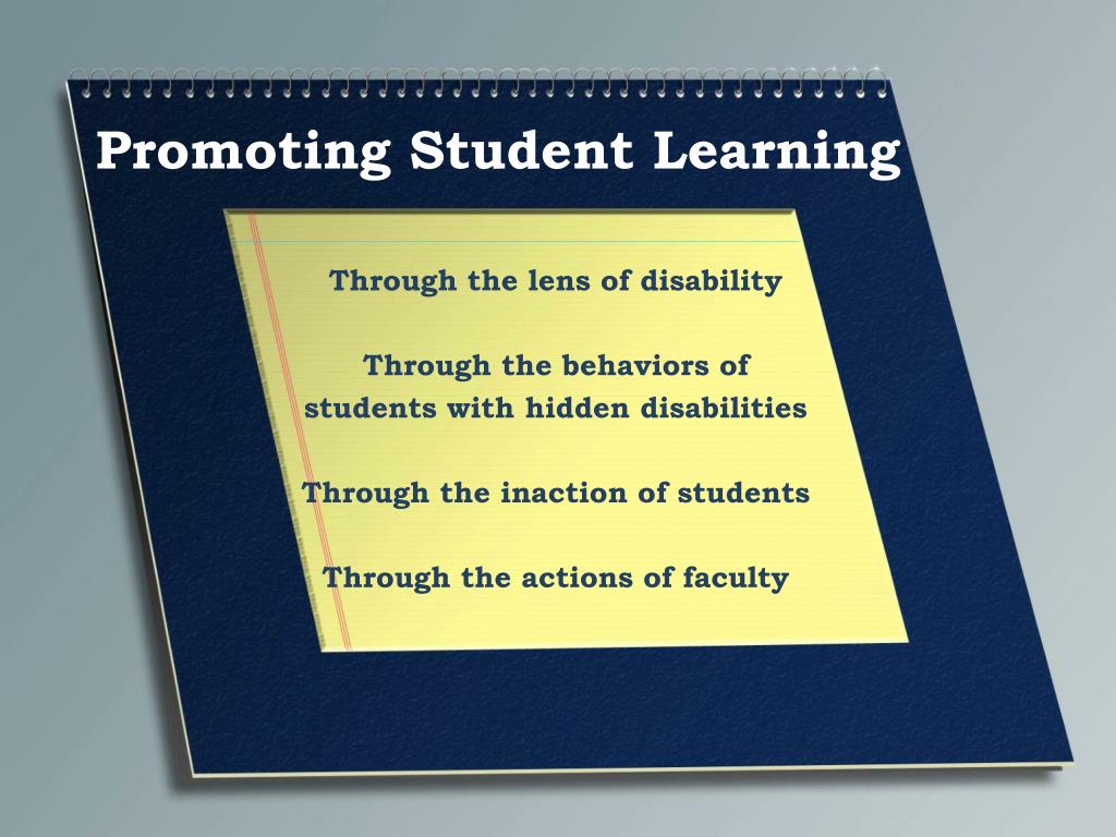 PPT - Promoting Student Learning PowerPoint Presentation, free download ...