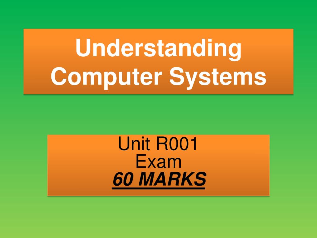 PPT - Understanding Computer Systems PowerPoint Presentation, free ...