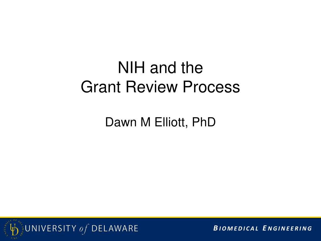 PPT - NIH and the Grant Review Process PowerPoint Presentation, free ...